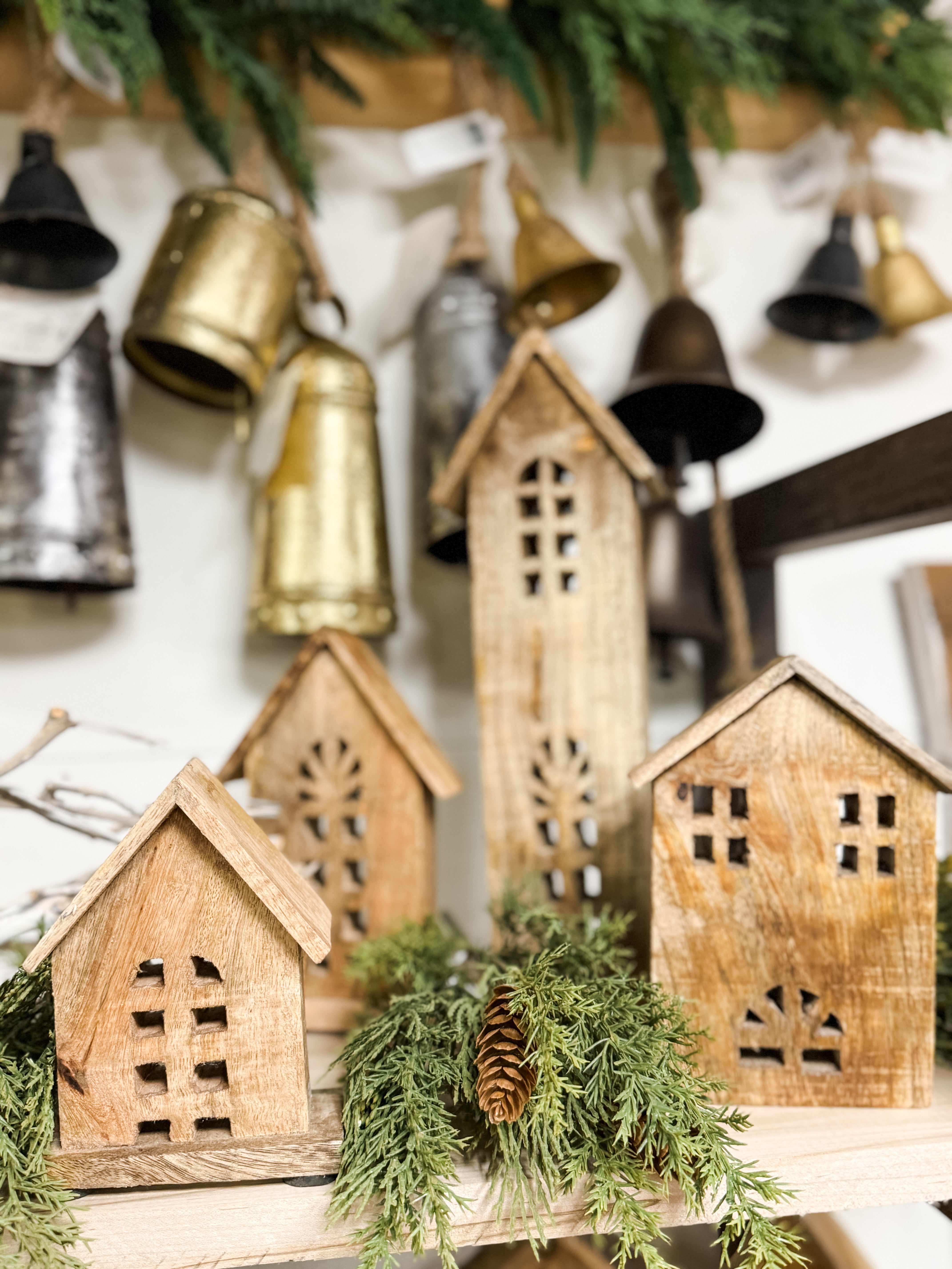 Carved Mango Wood Houses, 4 Sizes – The Rustic Barn