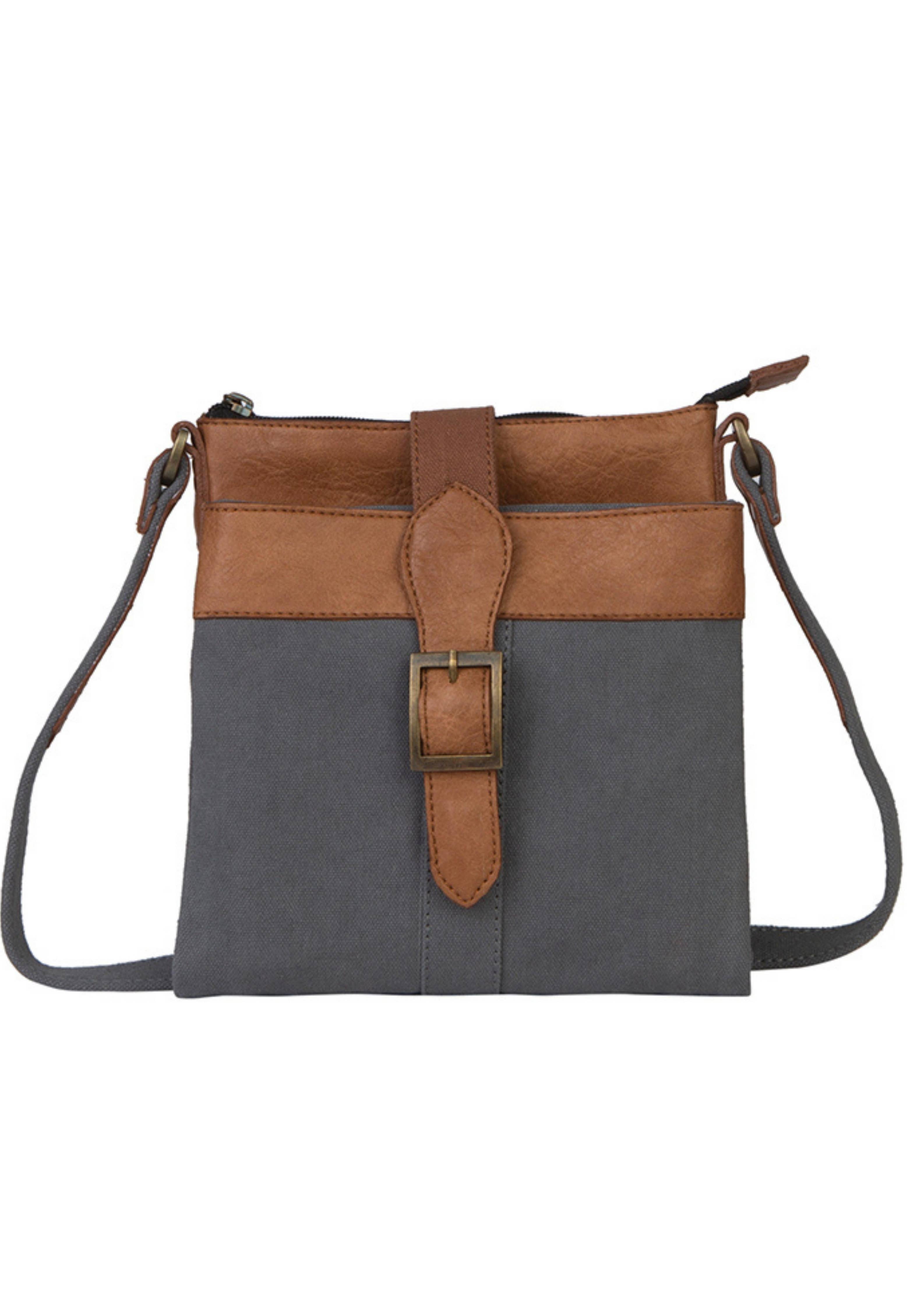 Intermix Up-Cycled Canvas Women's Crossbody Bag - Ash – The Rustic Barn